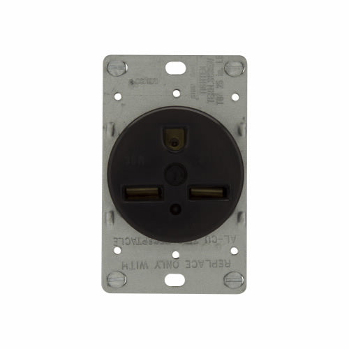 Eaton Cooper Wiring Power Device Receptacle 30A, 250V Black - West ...