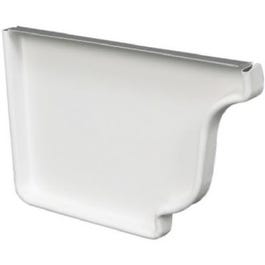 Gutter End Cap, Left, White Aluminum, 5-In. - West Valdosta, Georgia ...